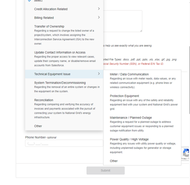 Customer Application Portal