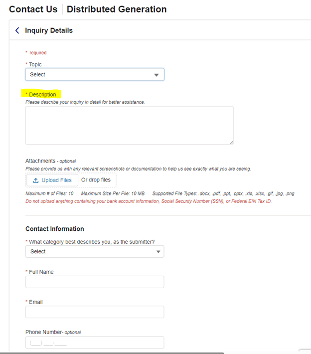 Customer Application Portal