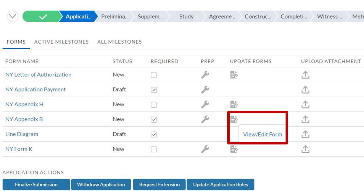 How to Submit: NY Appendix B – Technology Form