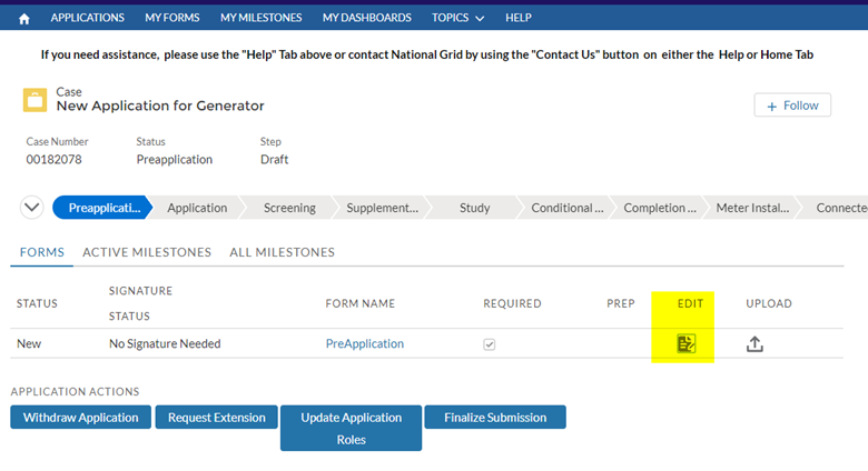 How to Submit a Pre-Application