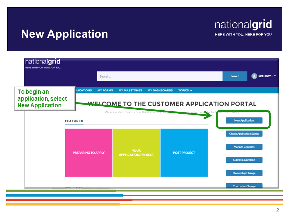 Customer Application Portal