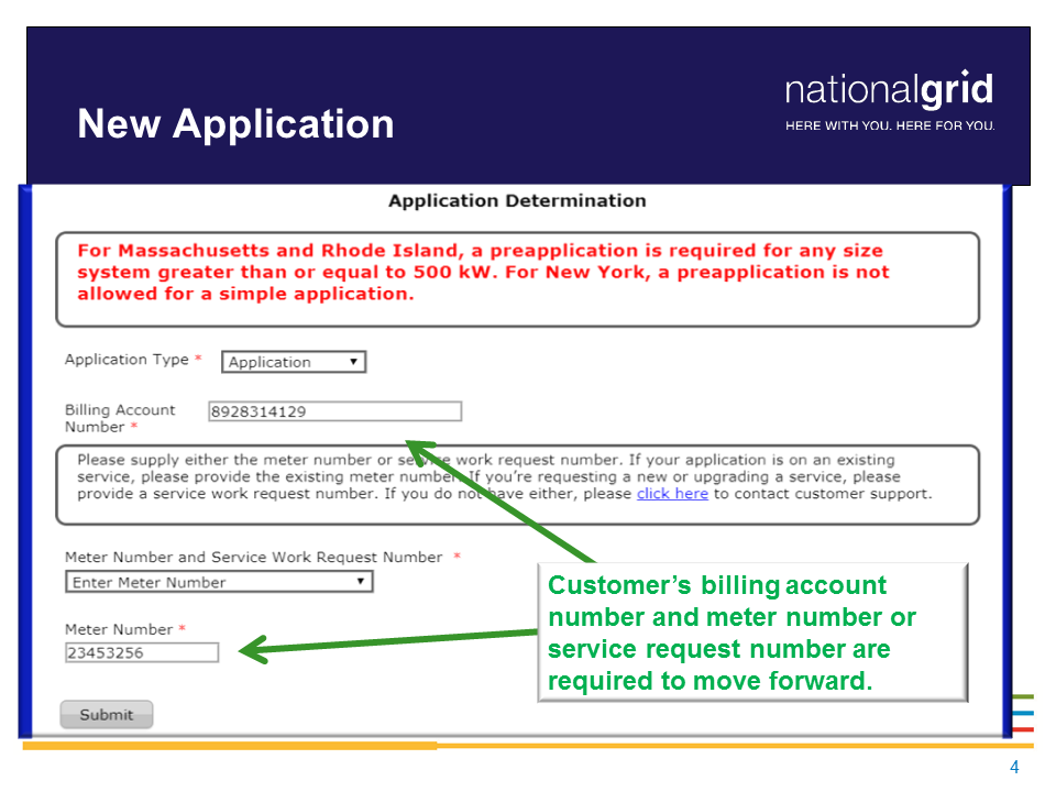 Customer Application Portal
